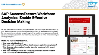 SAP SuccessFactors Workforce Analytics & Planning | AltaFlux